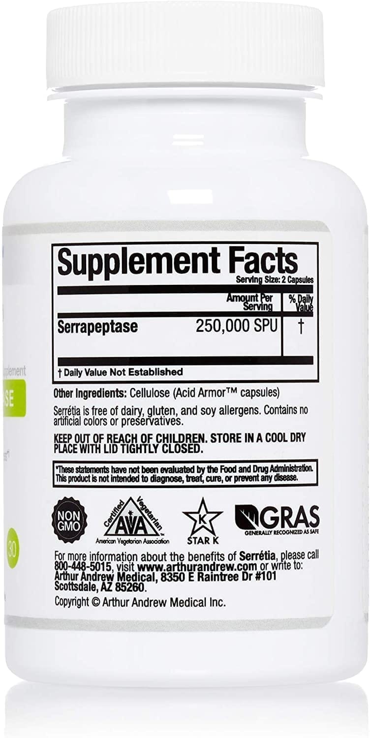Serretia (Serrapeptase) | Nutriplanet