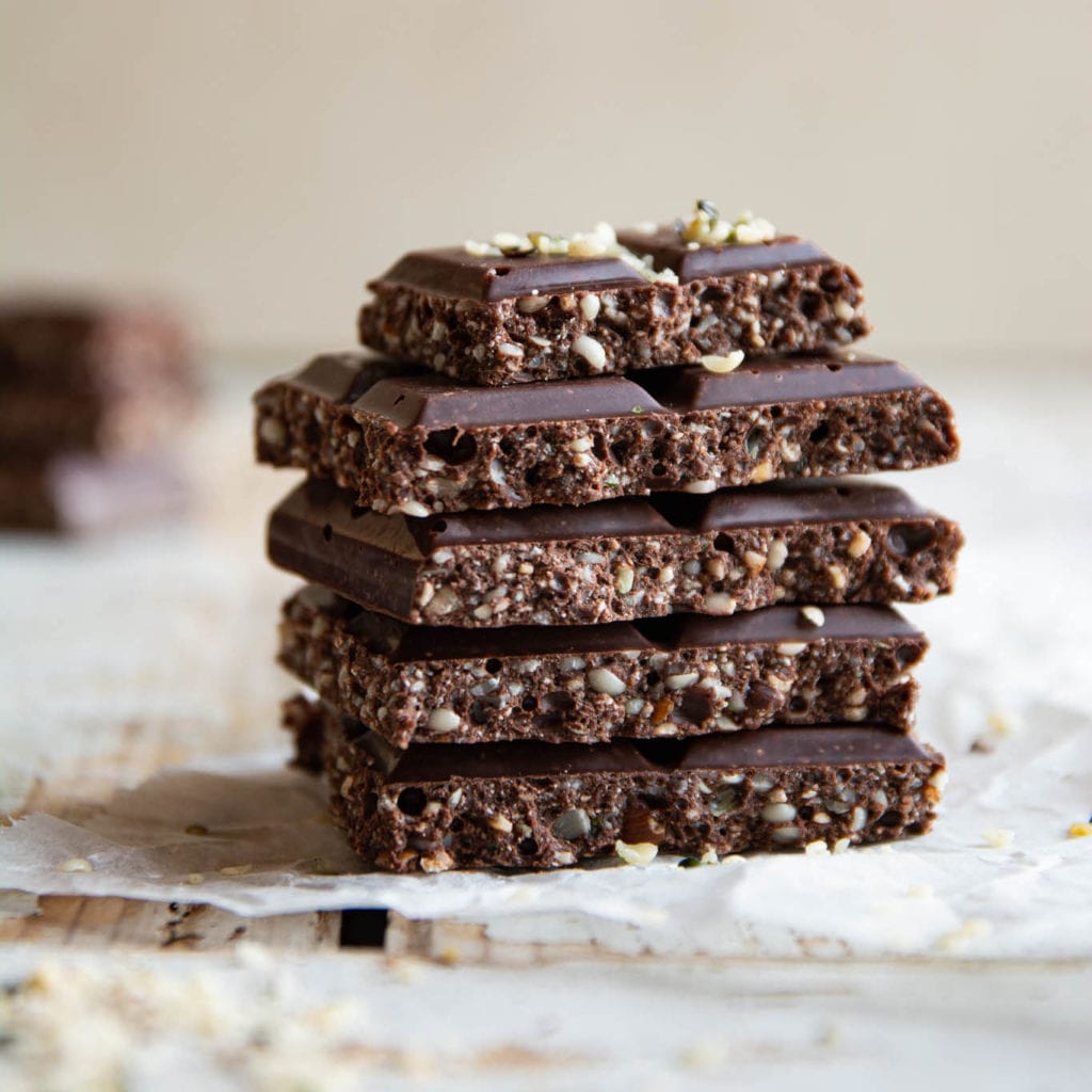 How to Make Vegan Espresso Chocolate Bars [Video] | Nutriplanet